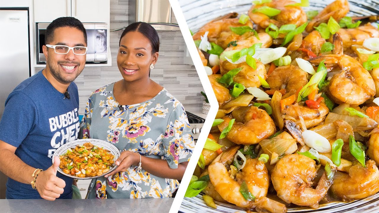 How To Make Trini Pepper Shrimp | Foodie Nation - YouTube
