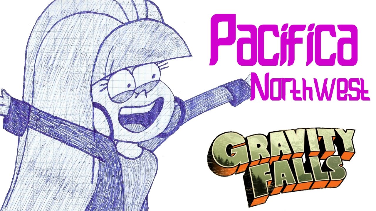 How to Draw - PACIFICA (Gravity Falls) #8 /// Как нарисовать - ПАСИФИКА ...