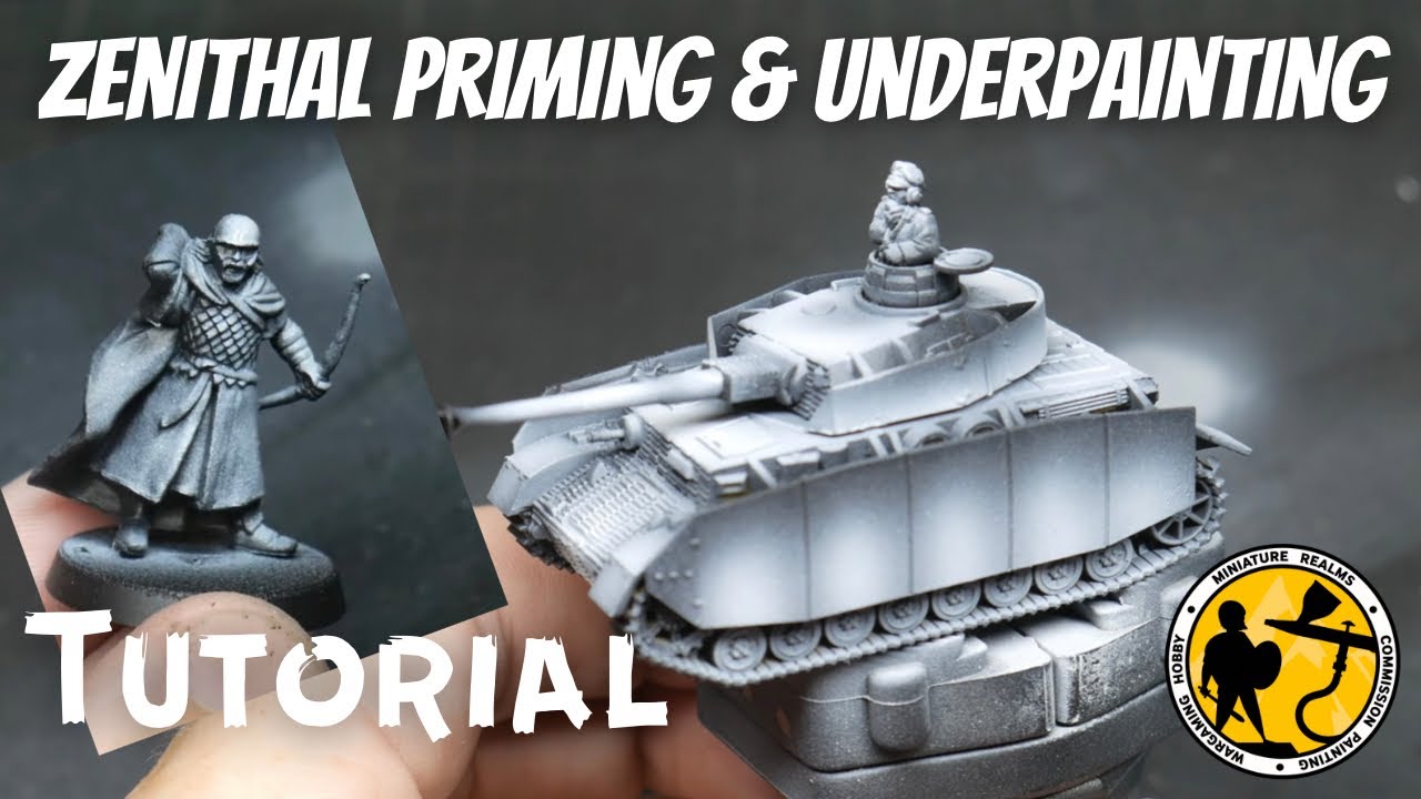Zenithal Priming & Underpainting: Tutorial - YouTube