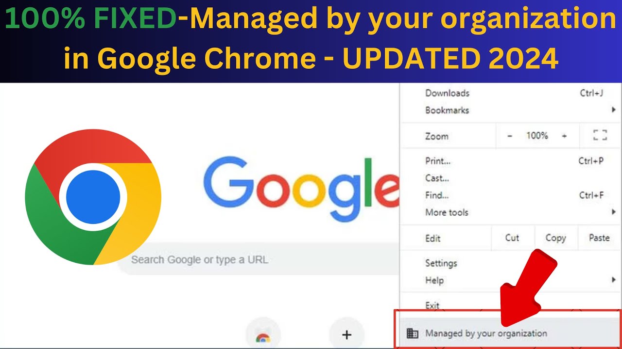 How To Fix managed by your organization in Google Chrome (UPDATED -2024 ...