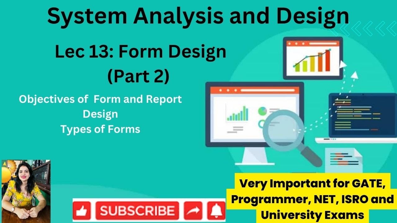 Lec 13(Part 2): Form Design | Report Design | Objectives of Good Form ...