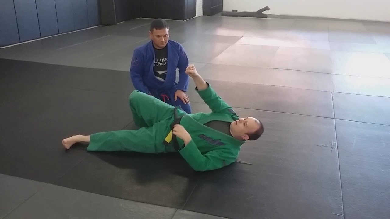 Bottom Closed Guard 04A - Scissor Sweep - YouTube