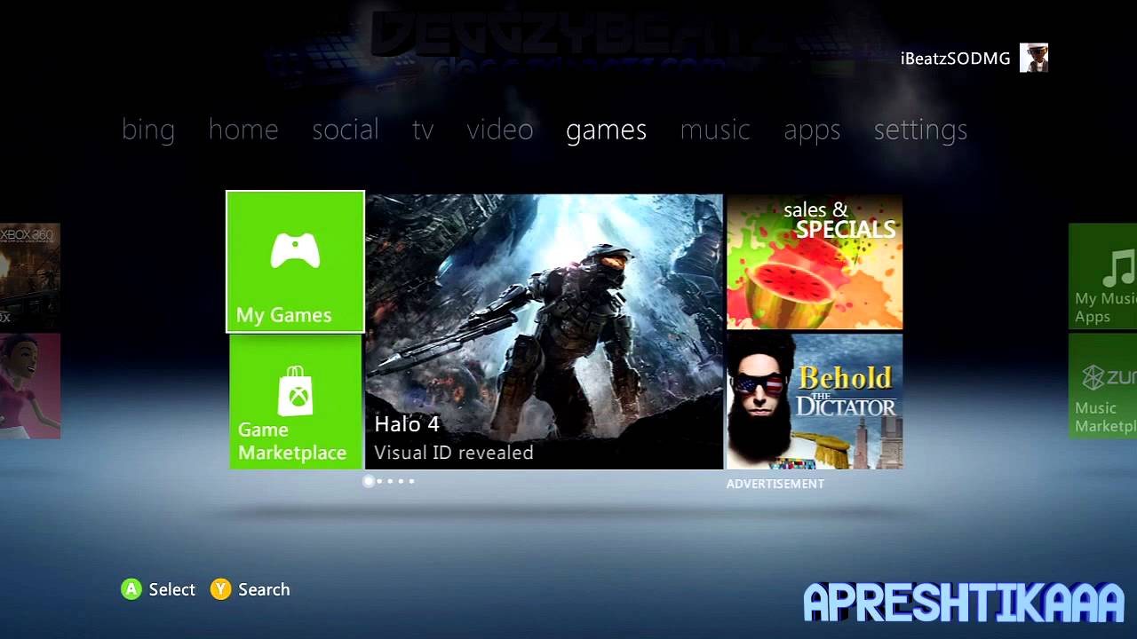 Xbox 360 Custom Dashboard Themes