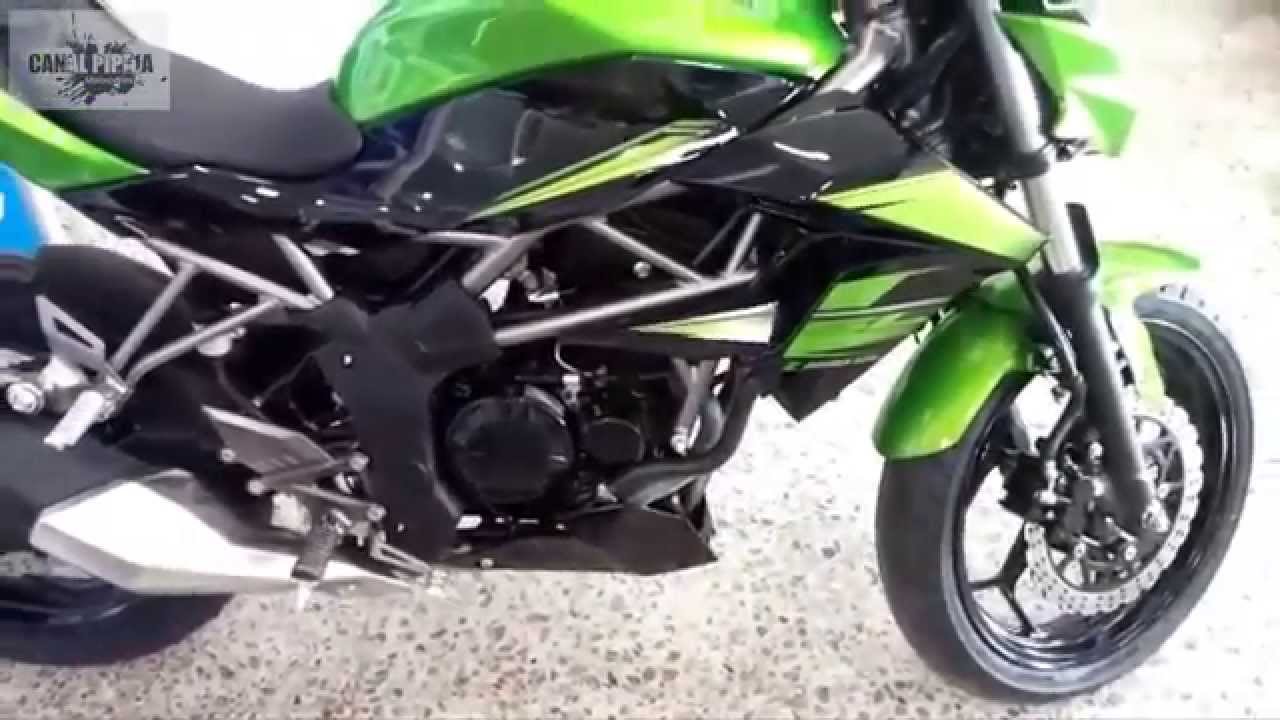Kawasaki Z250 SL, Colombia - YouTube