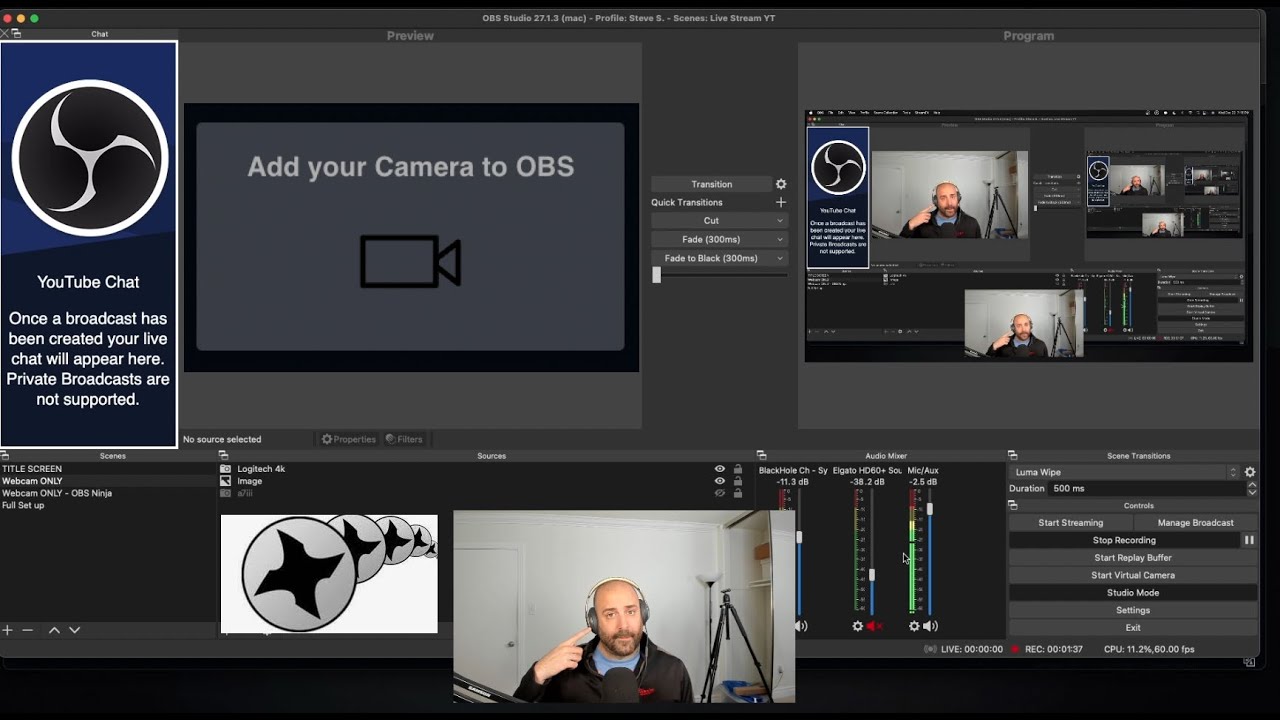 OBS Ninja - Can't Hear Audio - YouTube