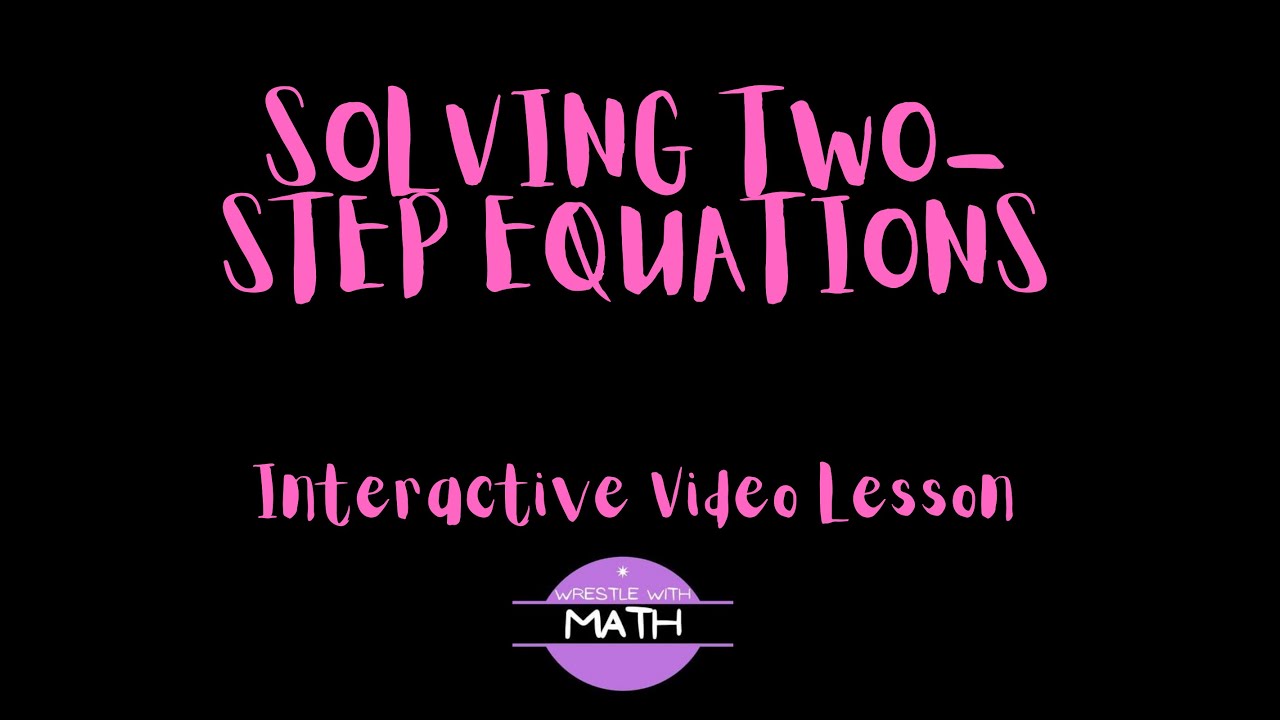 How to Solve Two-Step Equations: Math Made Easy - YouTube