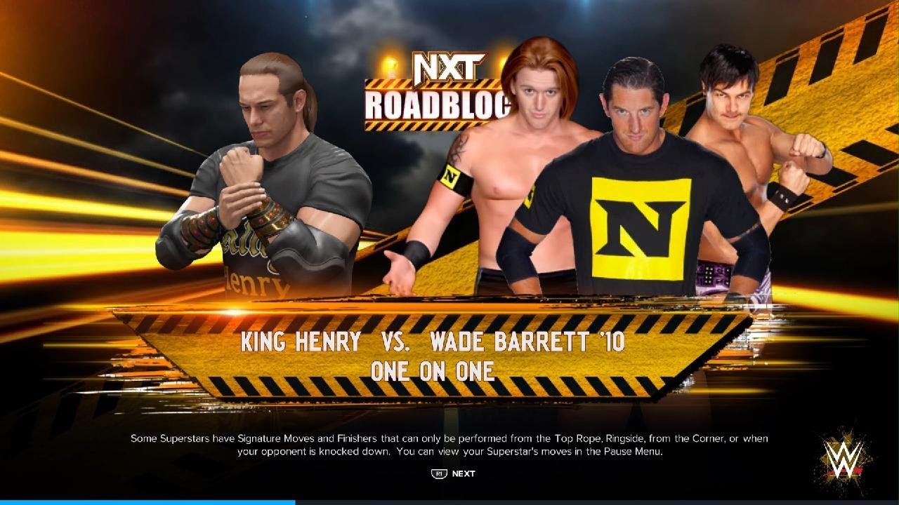 WWE 2K24 King Henry Vs Wade Barrett '10 - YouTube