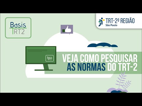Como pesquisar as normas do TRT-2 | Basis TRT-2 - YouTube