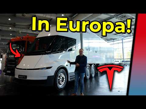 Er fährt – Der Tesla Semi Truck ist in Europa!