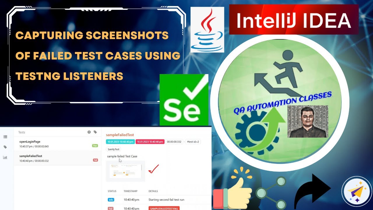 18. capturing screenshots of failed test cases using TestNG Listeners ...