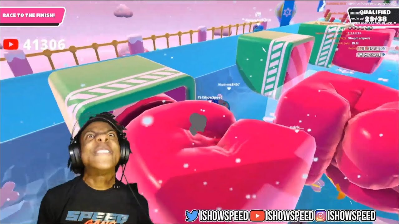 iShowSpeed Plays Fall Guys 🎮😂 - YouTube