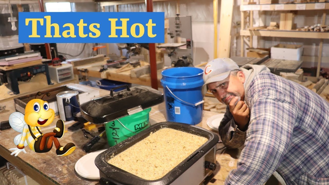 How To Melt Down Your Beeswax Cappings From Your Honey Super Frames ...