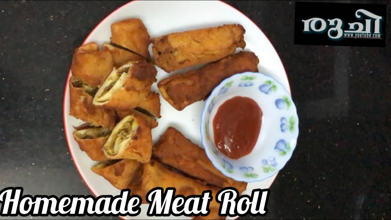 Homemade Meat roll recipe / Beff roll / രുചിയൂറും മീറ്റ് റോൾ - YouTube