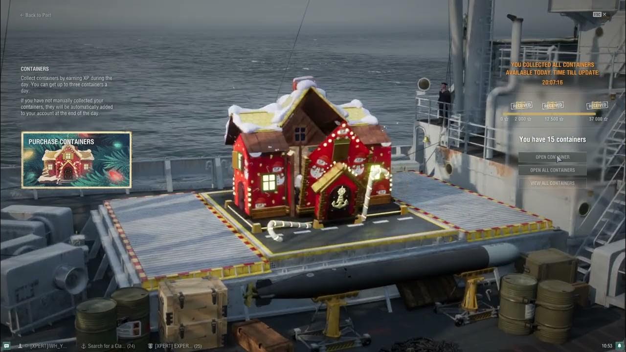 Opening 5x Santa's Mega Gift & 1 Big Containers Part 2 | World of Warships - YouTube