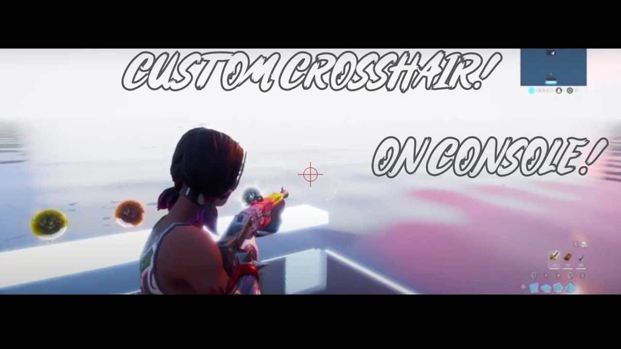 How To Get CUSTOM CROSSHAIR On CONSOLE In Fortnite - YouTube