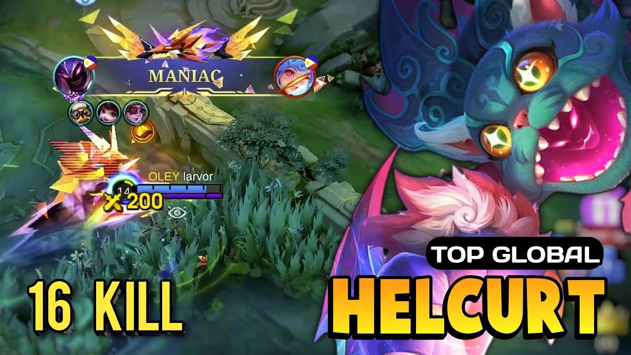 Helcurt Best Build 2025 [ Helcurt Top Global Gameplay ] Mobile Legends ...