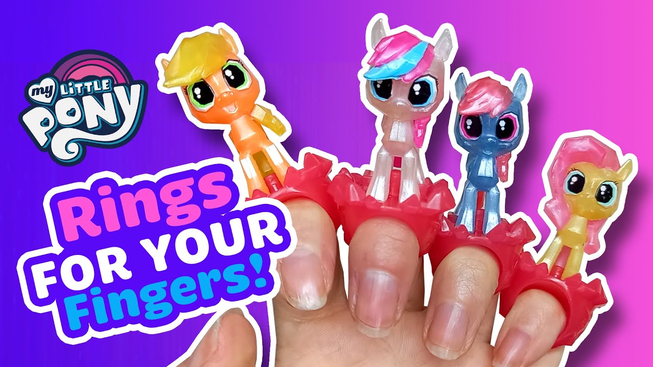 My Little Pony Crystal Rings for your fingers | Secret Rings Surprise ...