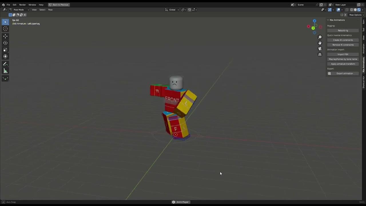 ROBLOX R6 Air wave animation - YouTube