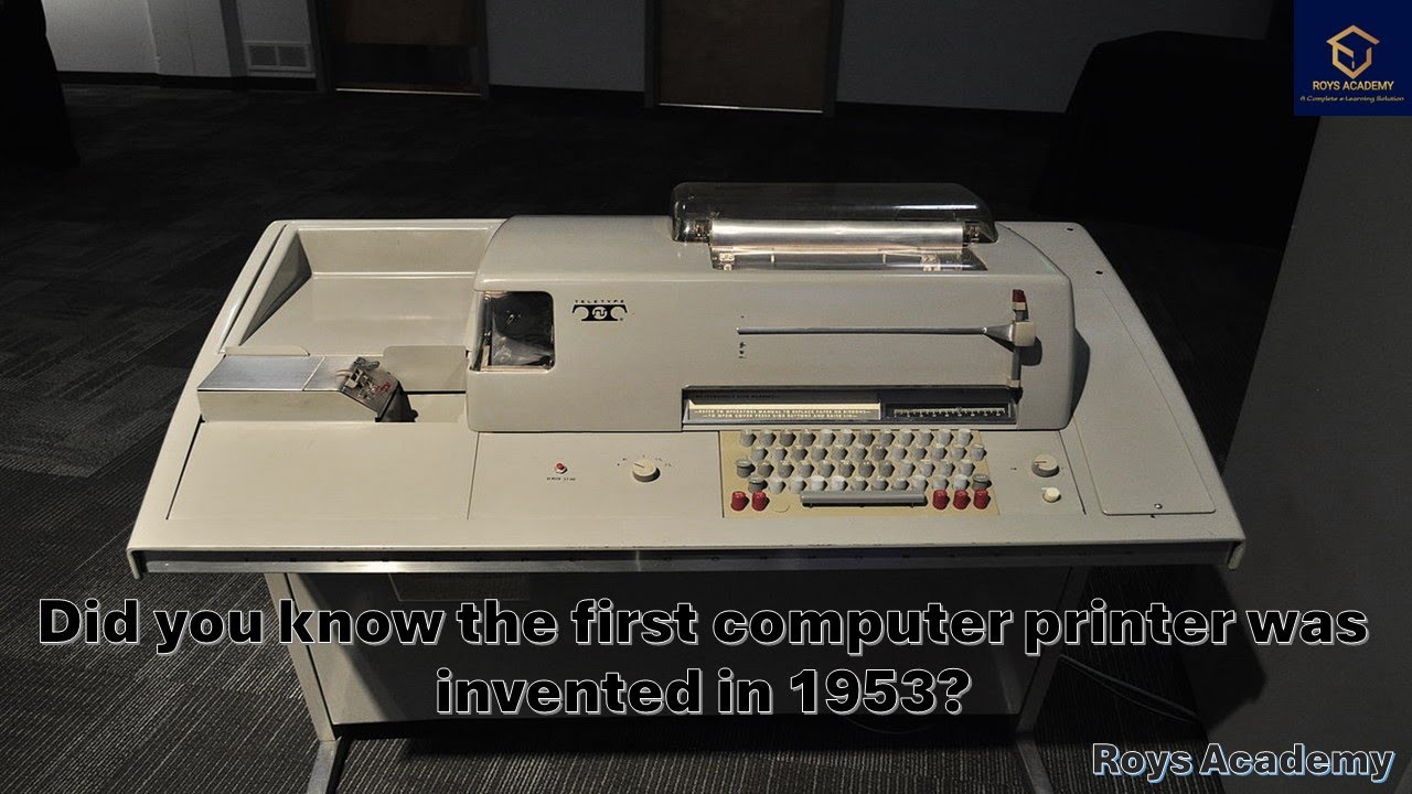 Did You Know The First Computer Printer Was Invented In 1953 YouTube did-you-know-the-first-computer-printer-was-invented-in-1953-youtube