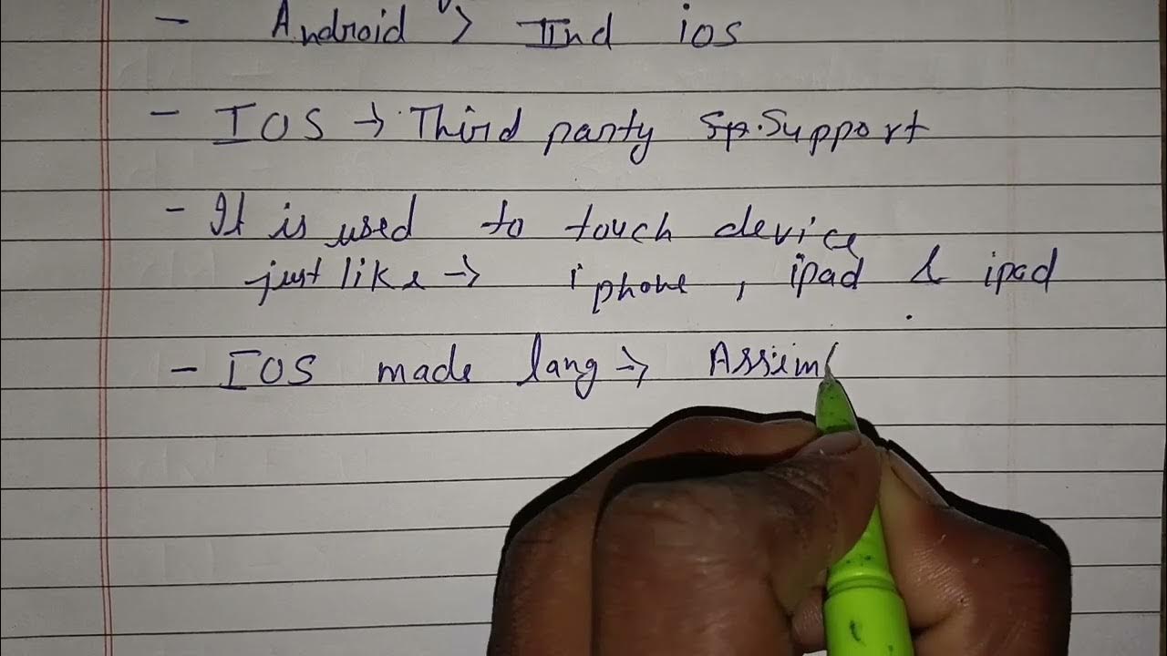 What is IOS (iphone operating system) | IOS kya hota hai Full explain ...