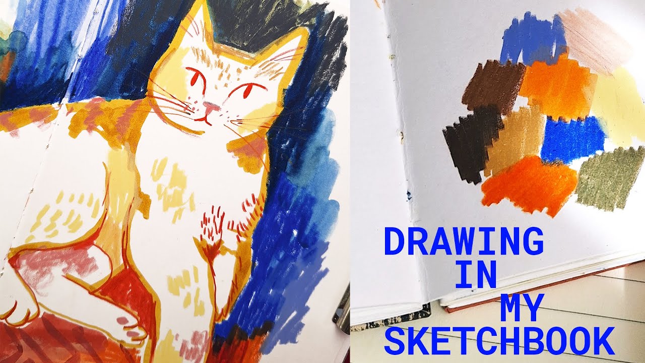 DRAW WITH ME TIPS on making an ILLUSTRATED CALENDAR Real time MIXED ...