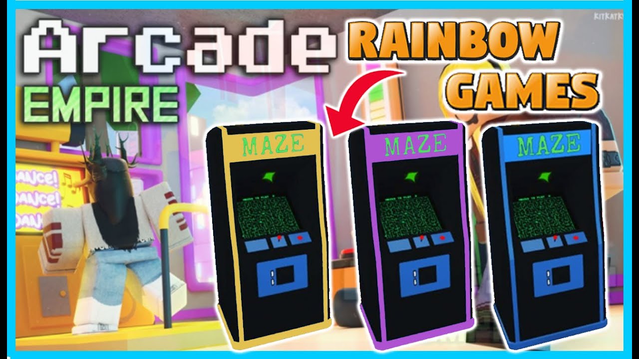 HOW TO GET RAINBOW ARCADE GAMES IN ARCADE EMPIRE - YouTube