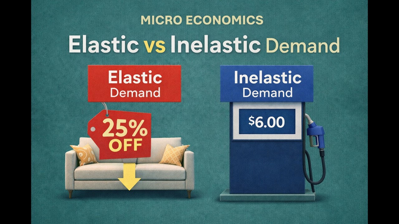 Elastic vs Inelastic Demand — Why Discounts Work (or Don’t) - YouTube