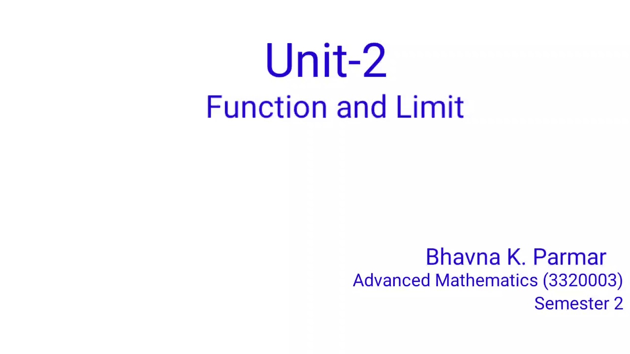 Limit (Part-7) - YouTube