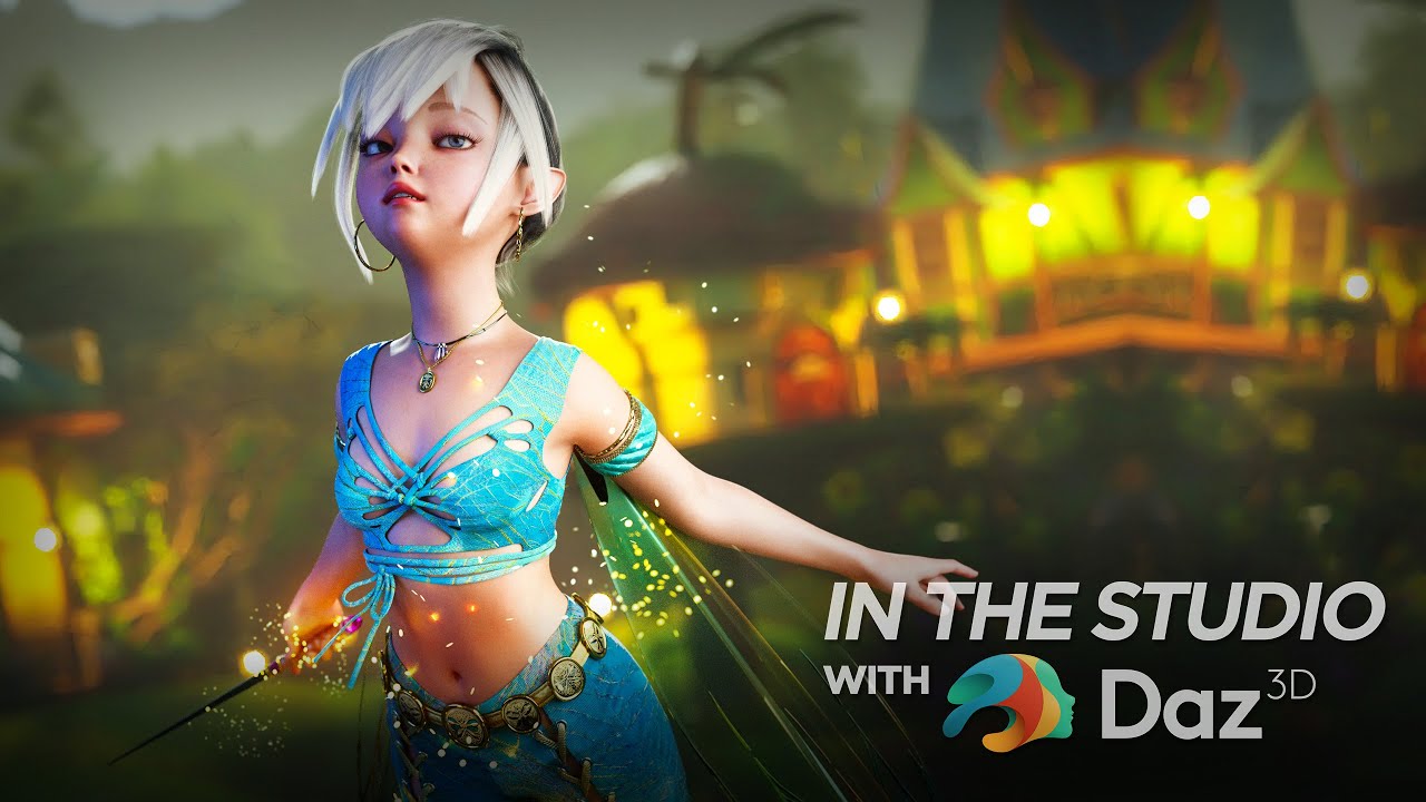 Creating a Magical Fairy Render With Pixie 9 - In the Studio With Daz 3D - YouTube