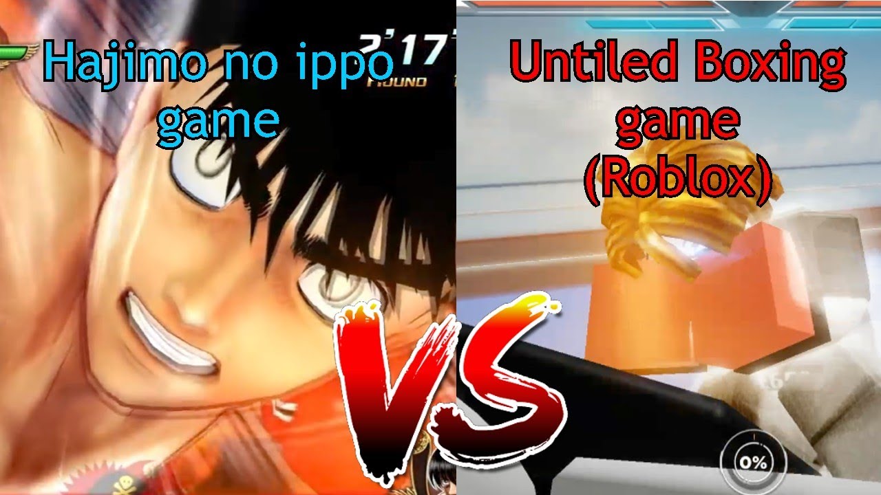 All Untiled Boxing Game Ultimates (Roblox) Vs Hajimo no ippo game ...