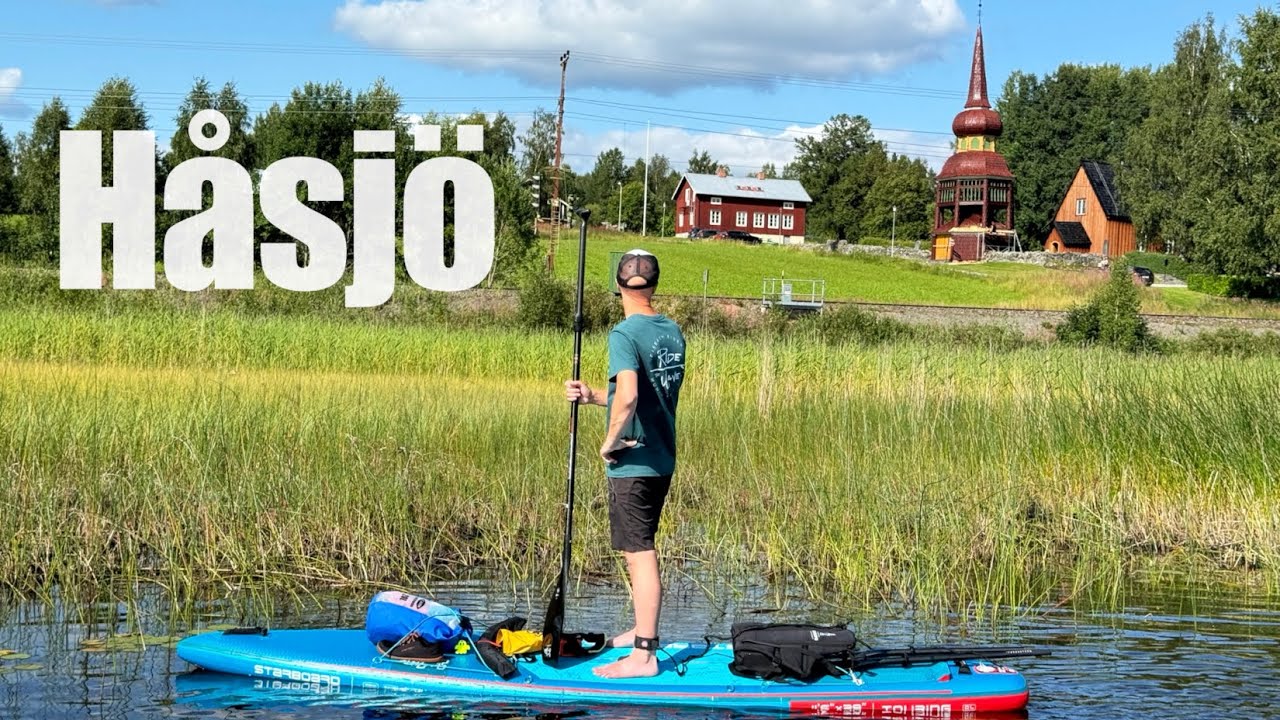 The story of the giant! Visit Håsjö old church & sup paddle boarding on ...