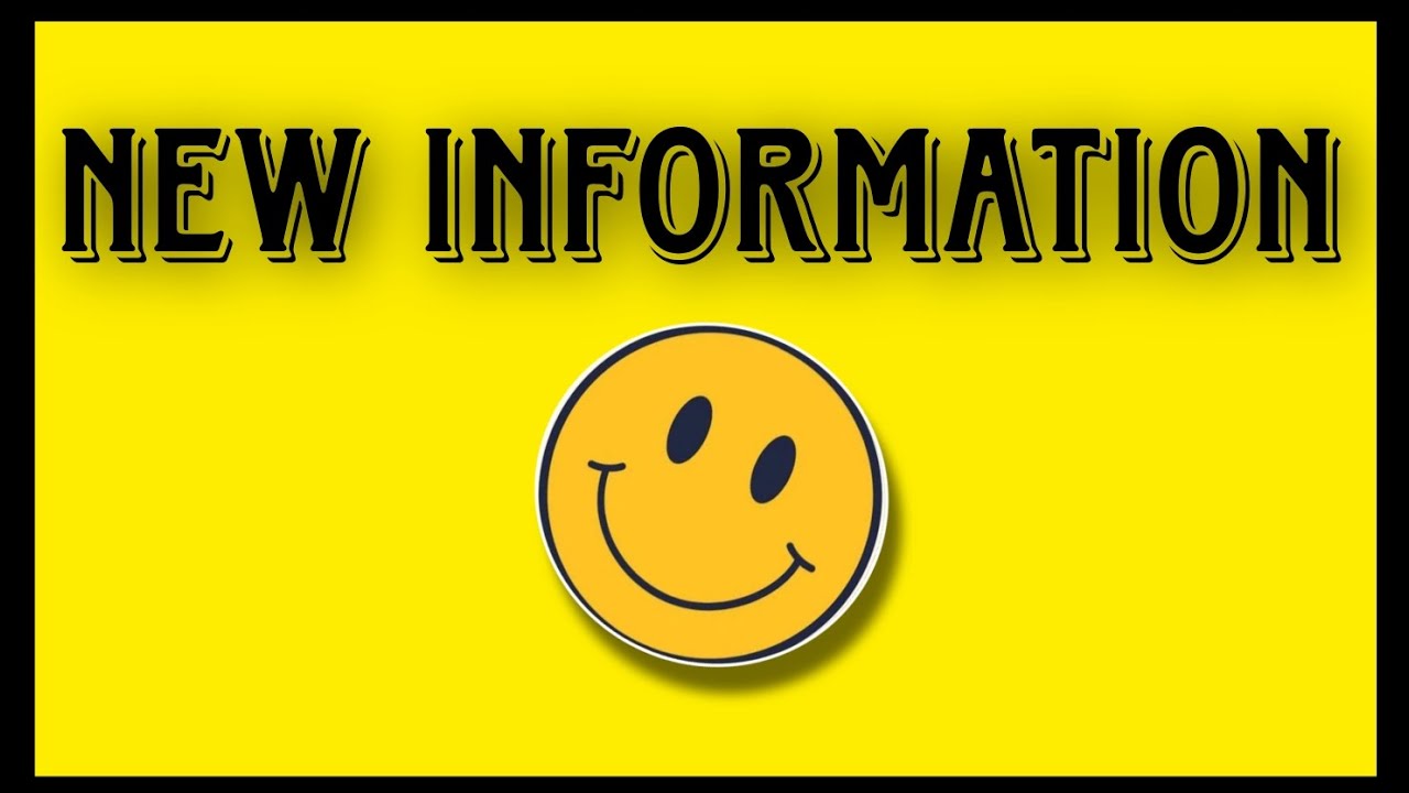 New information is here!!! - YouTube