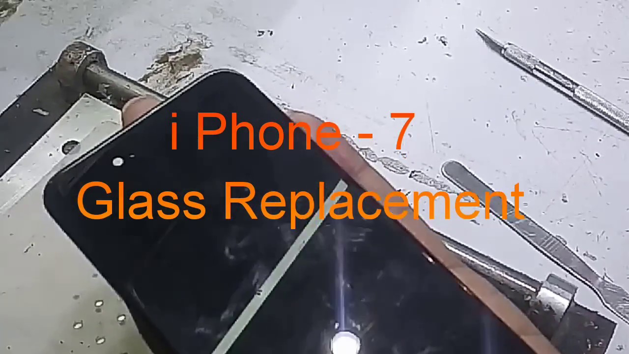 iPhone 7 Glass Replacement *EASY* Removal - YouTube