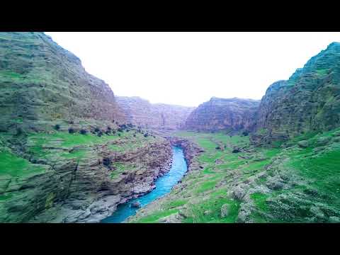 Beautiful landscape  of Dez river in Iran and landscape of Dez valley