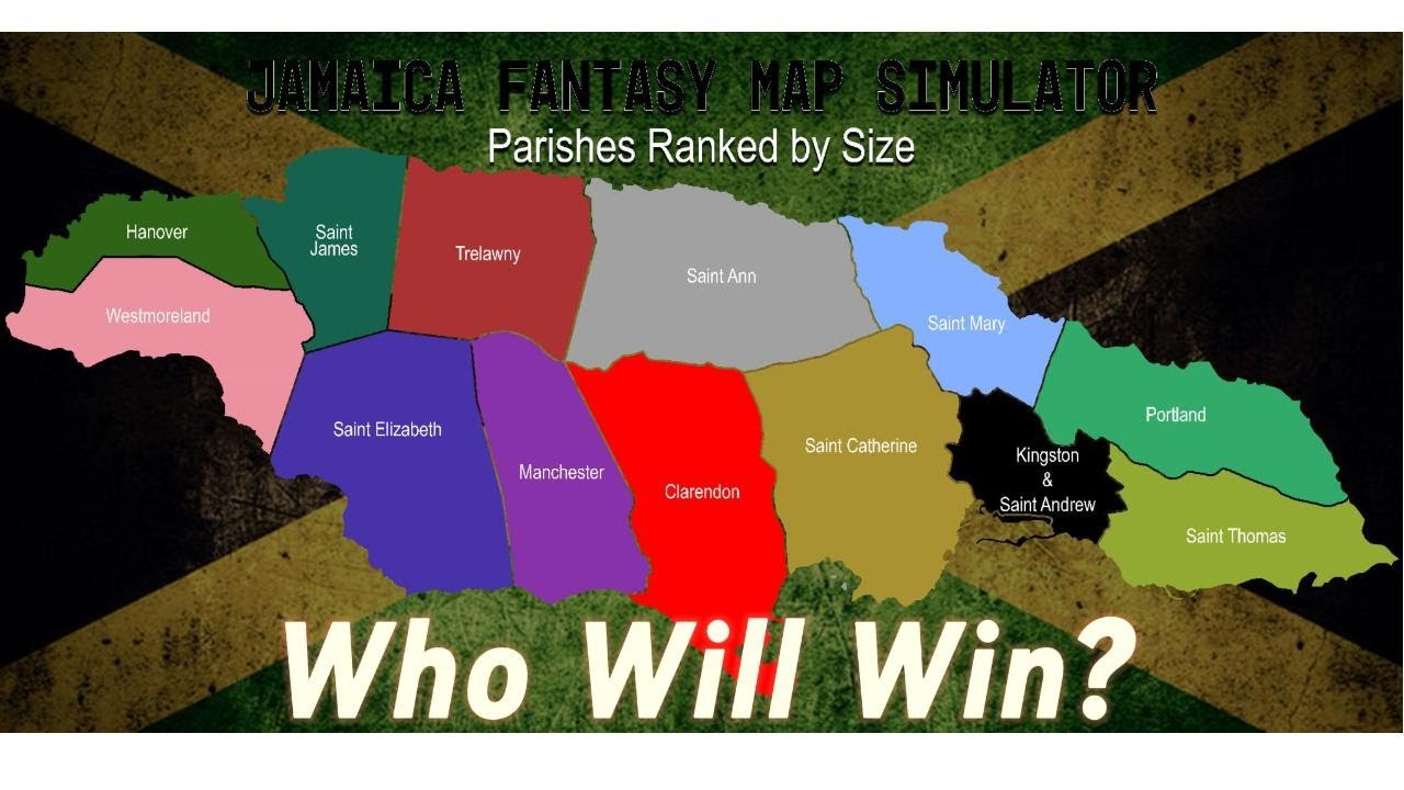 SO I CREATED A JAMAICA FANTASY MAP SIMULATION GAME, WOW! WHICH PARISH ...