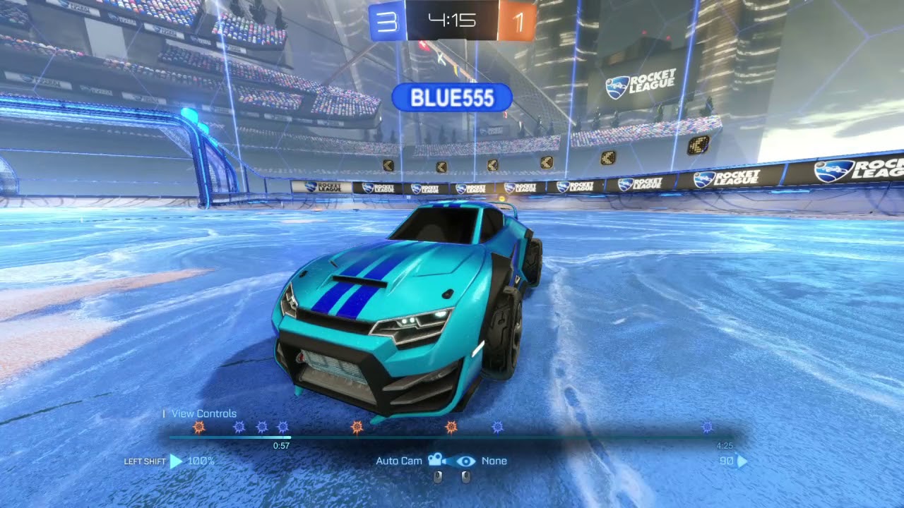 Blue555 goals and assists in Rocket League - YouTube