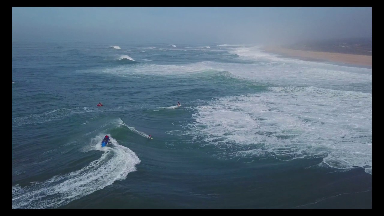 Nazaré Big Wave Surfing Droneshots from dec. 9 and 10 2019 - YouTube