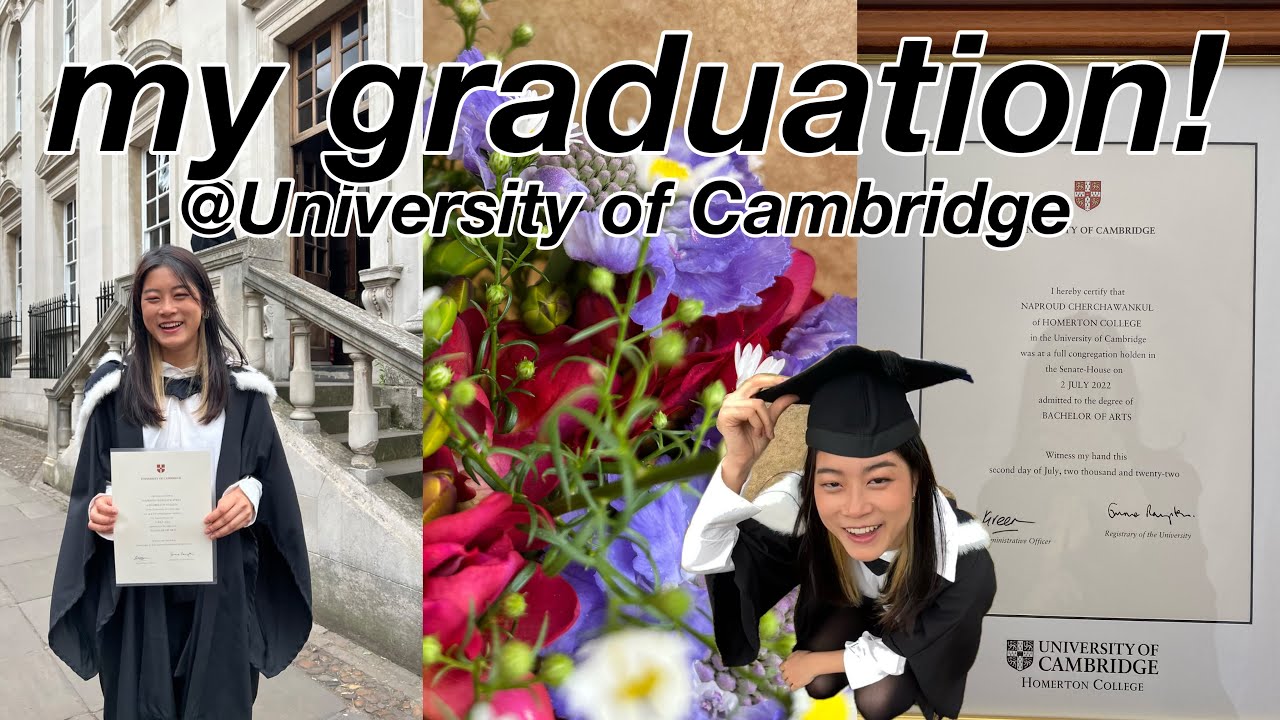 ONE YEAR later...FINALLY!! my CAMBRIDGE GRADUATION VLOG 🎓 ️ | I flew ...