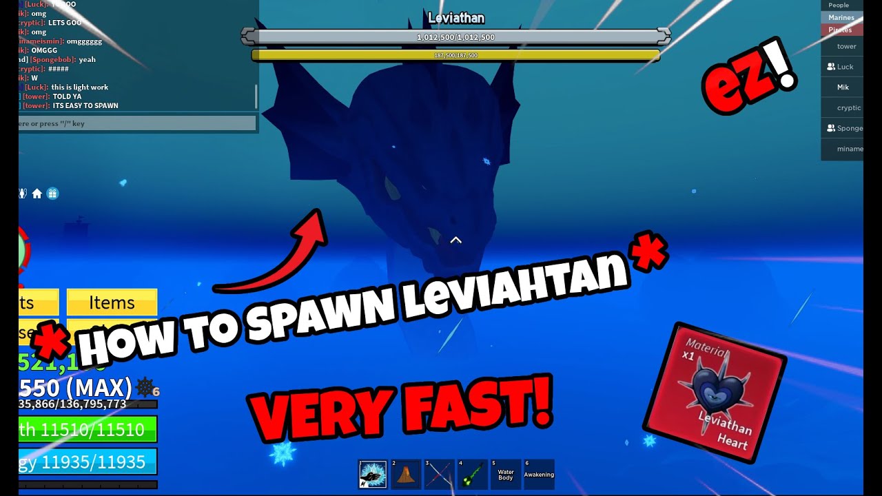 HOW TO FIND LEVIATHAN BOSS FAST (FULL TUTORIAL) | BLOXFRUITS - YouTube