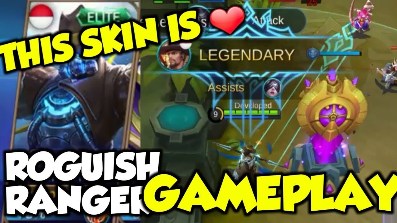 New Skin Yi Sun-Shin Roguish Ranger! Gameplay- Mobile Legends - YouTube