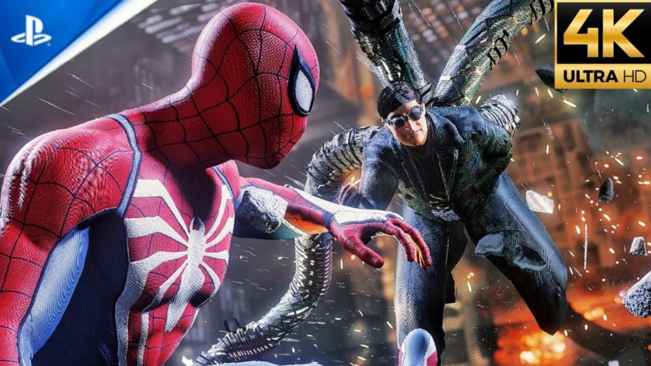Advanced Suit 2.0 vs Doctor Octopus Boss Fight (Ultimate Difficulty ...