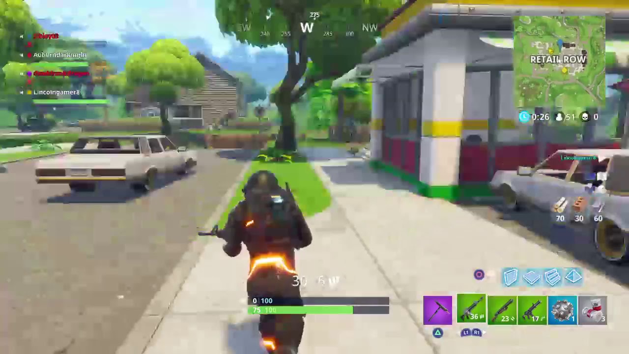 Fortnite triangle challenge - YouTube