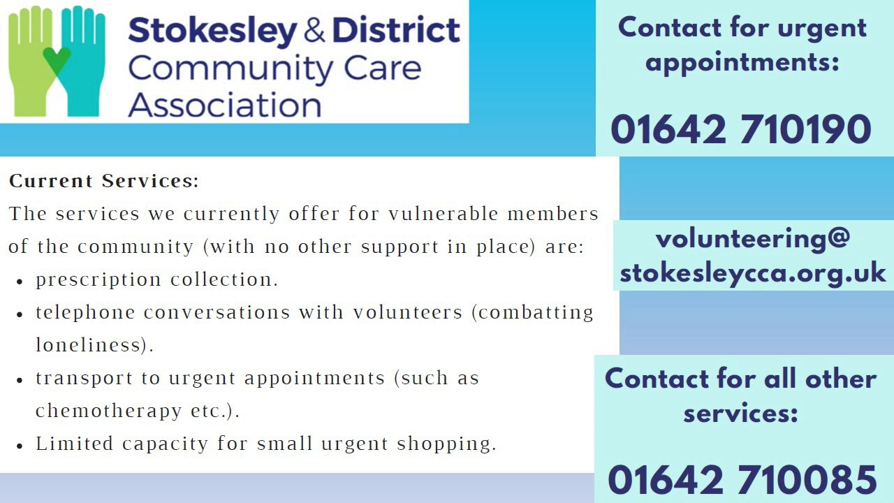 Stokesley and District Care Association 24 March 2020 - YouTube