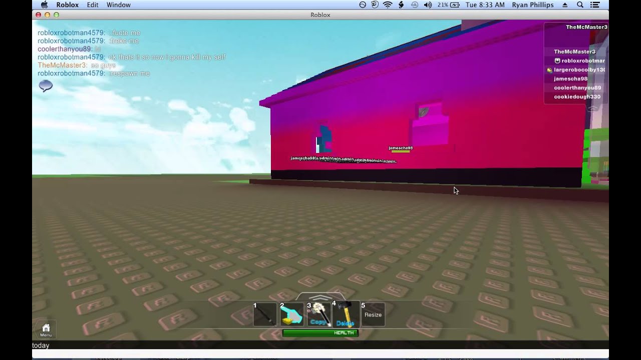 Roblox admin house review - YouTube