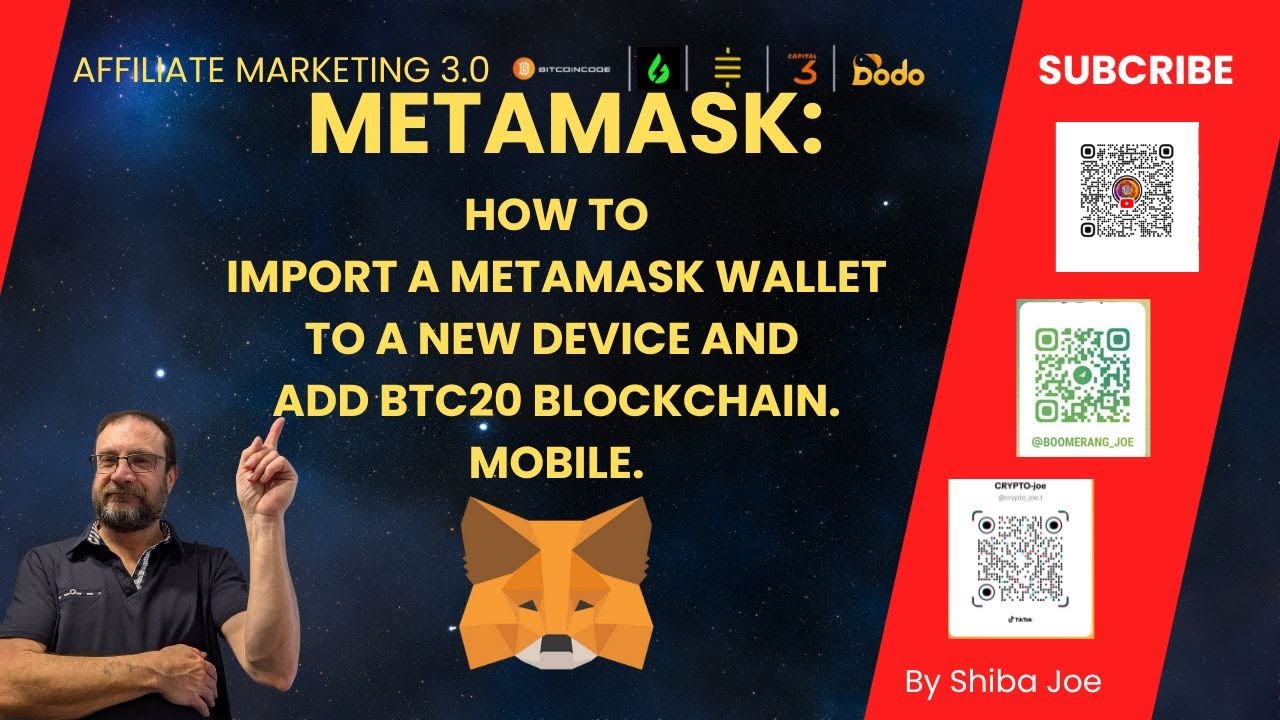 METAMASK: HOW TO IMPORT AN EXISTING METAMASK WALLET TO A NEW DEVICE AND ... METAMASK: HOW TO IMPORT AN EXISTING METAMASK WALLET TO A NEW DEVICE AND ...