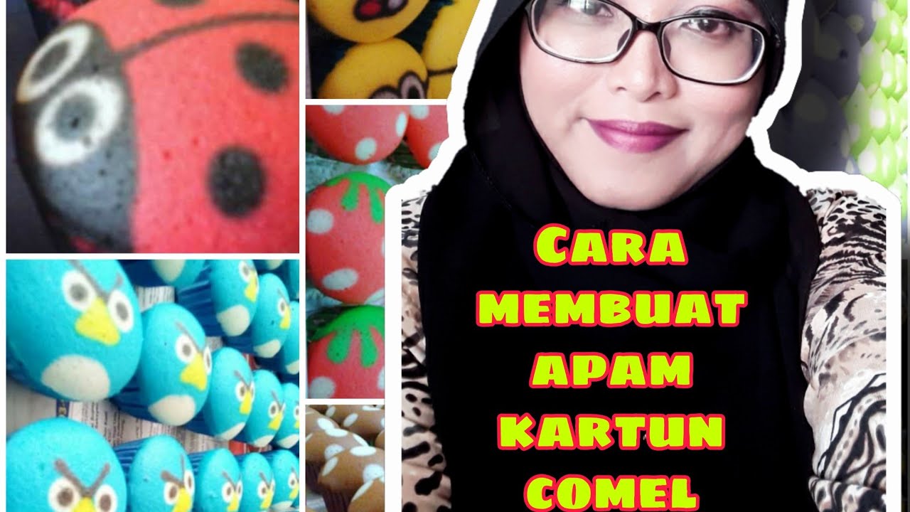 Cara buat apam kartun comel (step by step) - YouTube