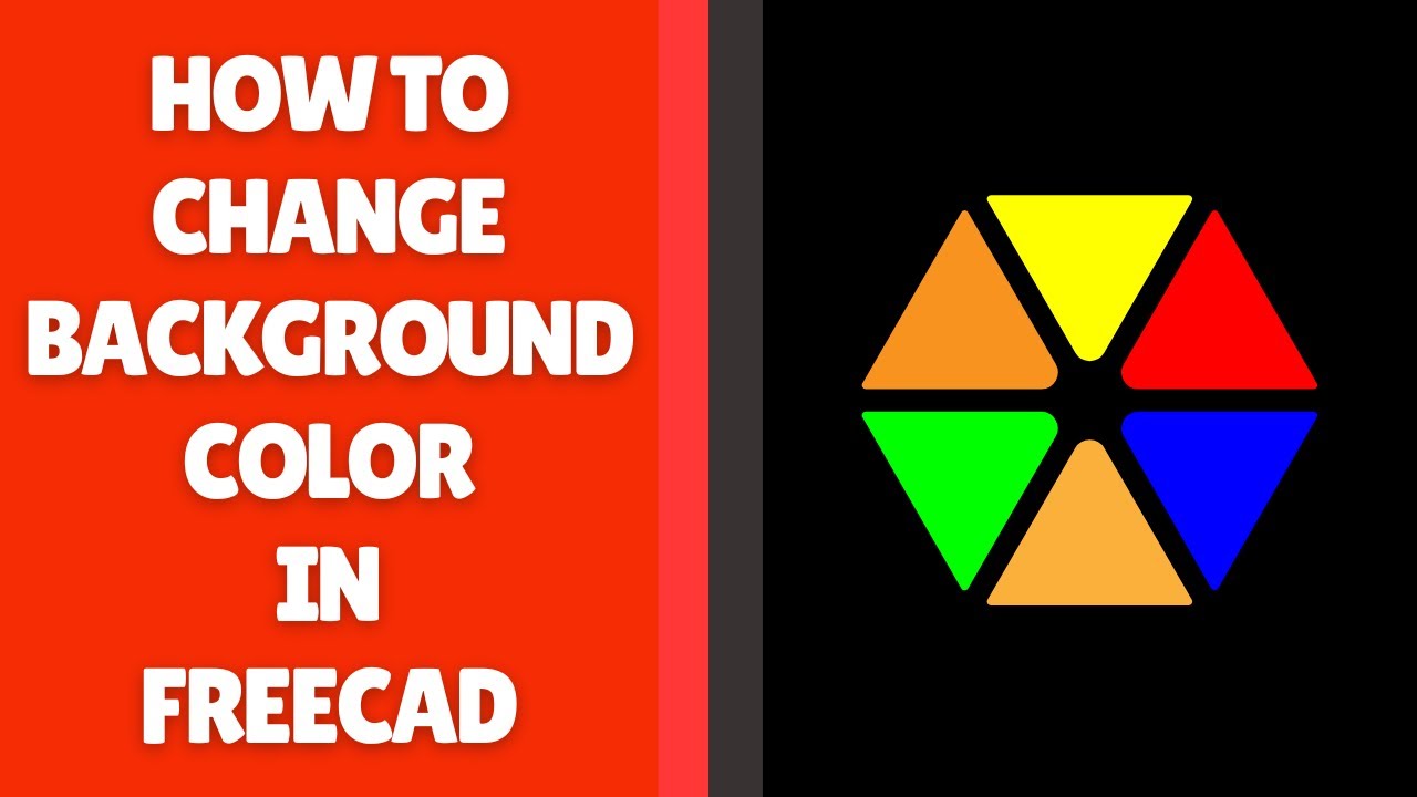 How to Change Background Color in FreeCAD - YouTube