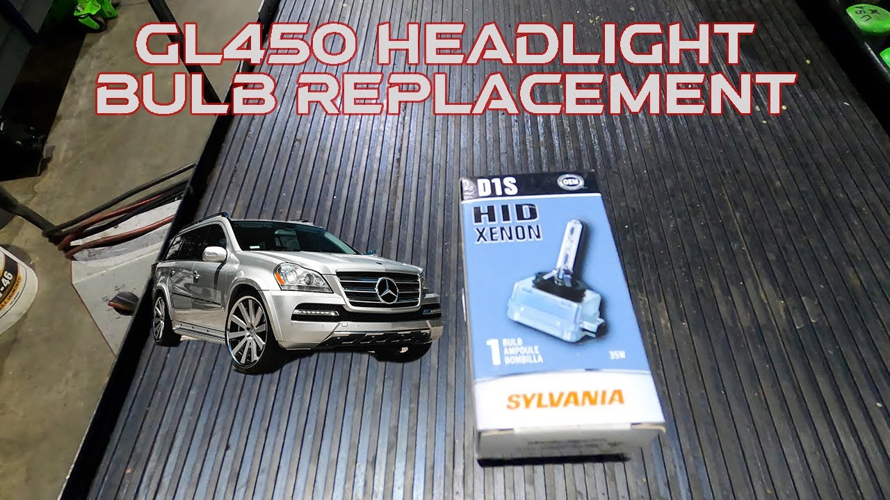 Mercedes-Benz GL450 Headlight Bulb Replacement - YouTube