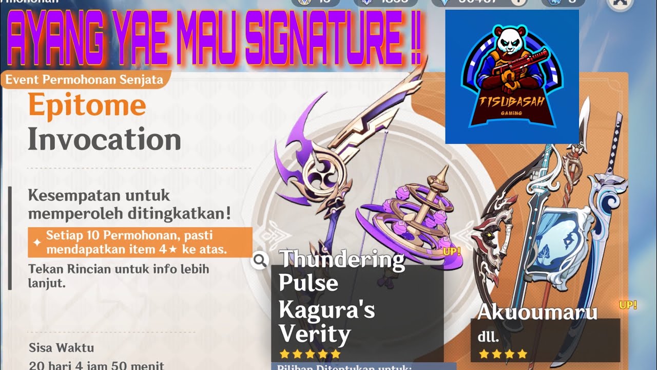 Gacha Weapon Signature Yae Miko | GACHA KAGURA'S VERITY - YouTube