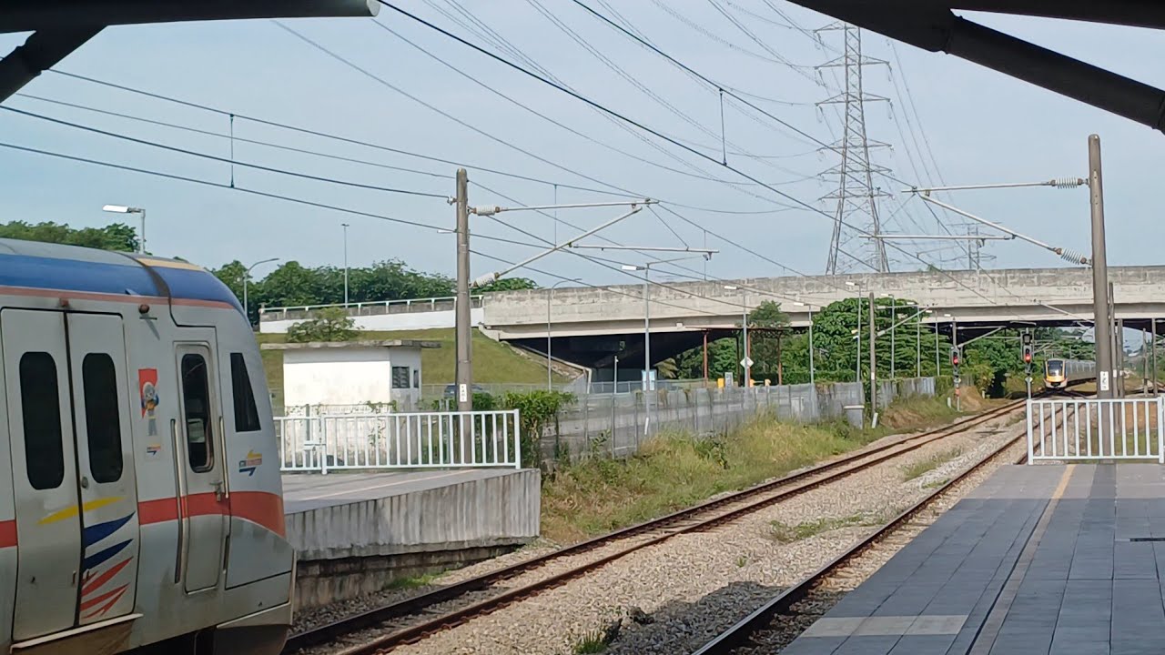 KTM PORT KLANG LINE | KVDT2 - SCS 37 Ride From Shah Alam to Subang Jaya ...